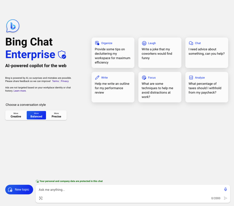 What Your Business Needs to Know About Bing Chat Enterprise